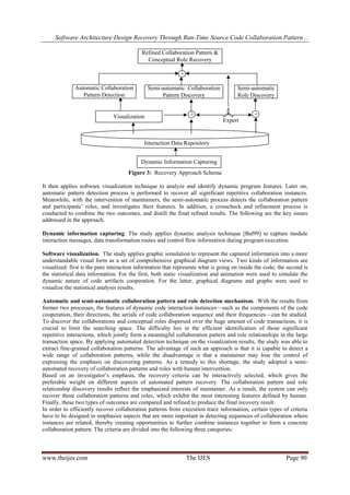 Software Architecture Design Recovery through Run-Time Source Code Collaboration Pattern ...