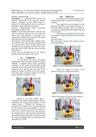 Password Based Hand Gesture Controlled Robot | PDF