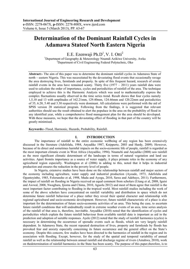 Welcome to International Journal of Engineering Research and ...