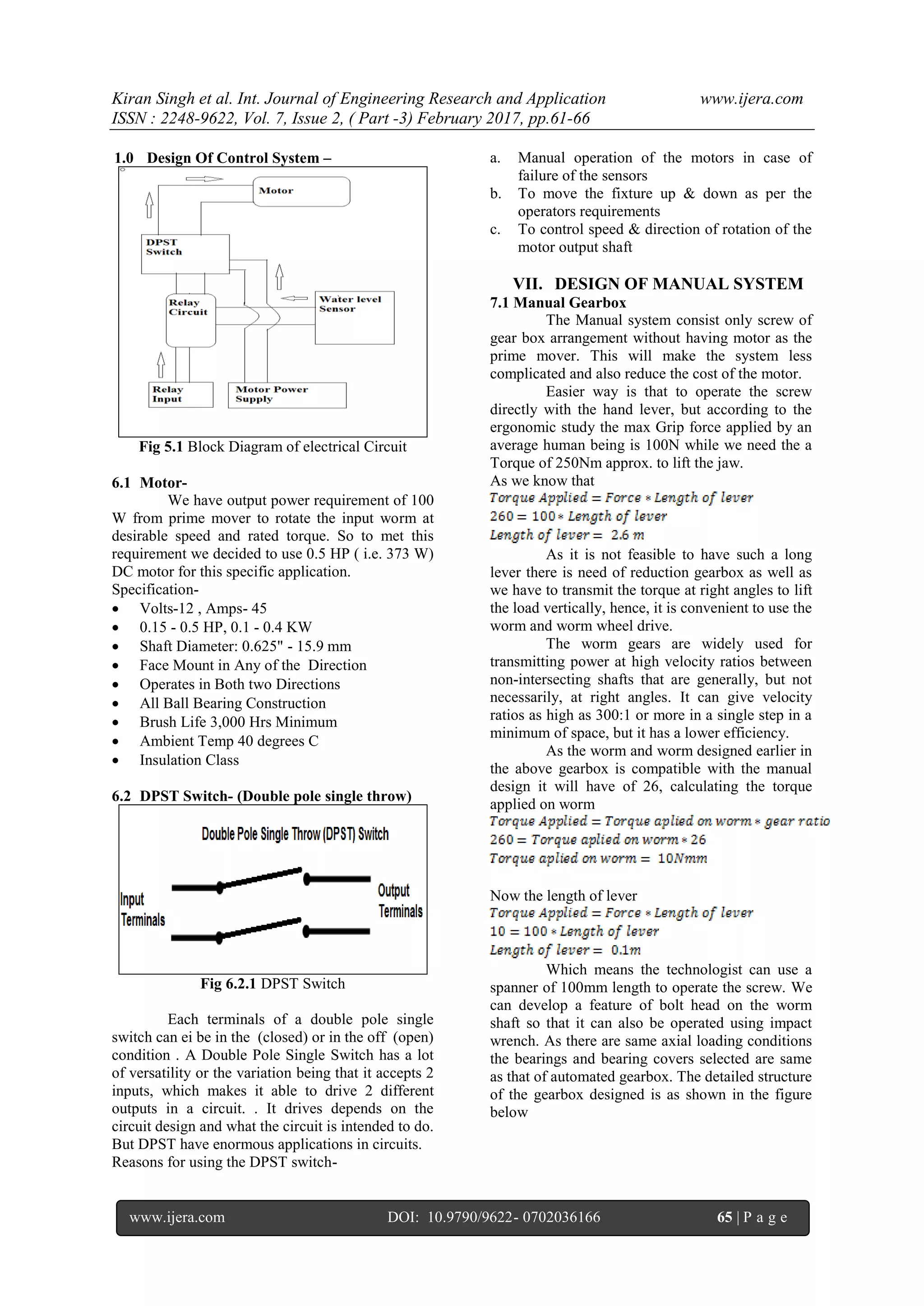 Self-Controlling Rig for Jaw Crusher Assembly | PDF
