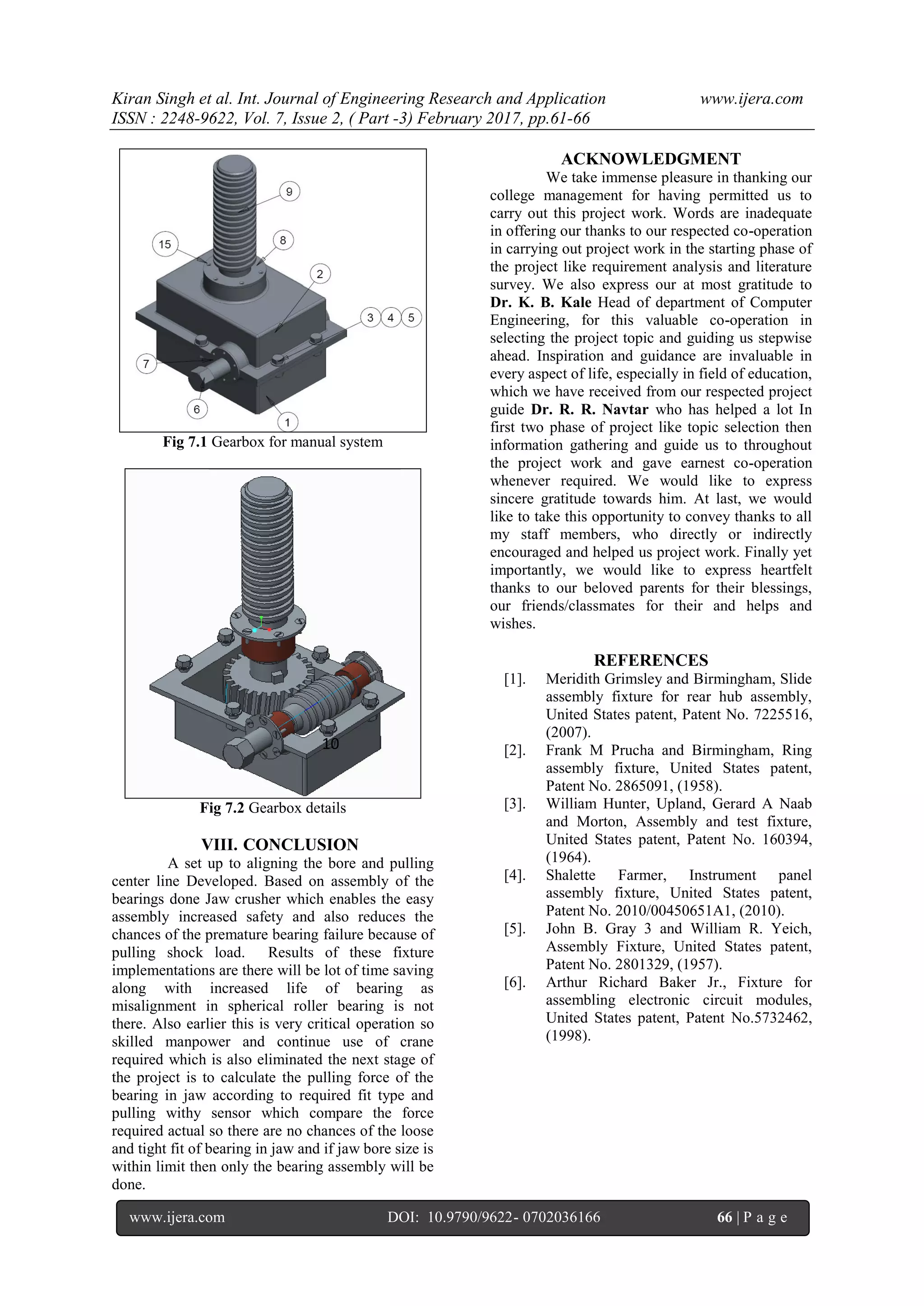 Self-Controlling Rig for Jaw Crusher Assembly | PDF