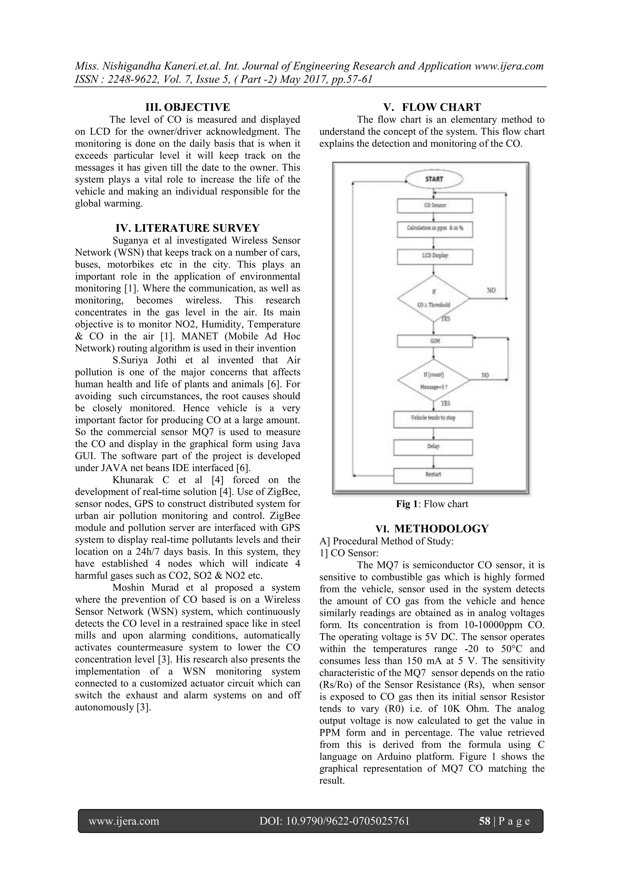 Carbon Monoxide Monitoring System Based On Arduino-GSM for ...