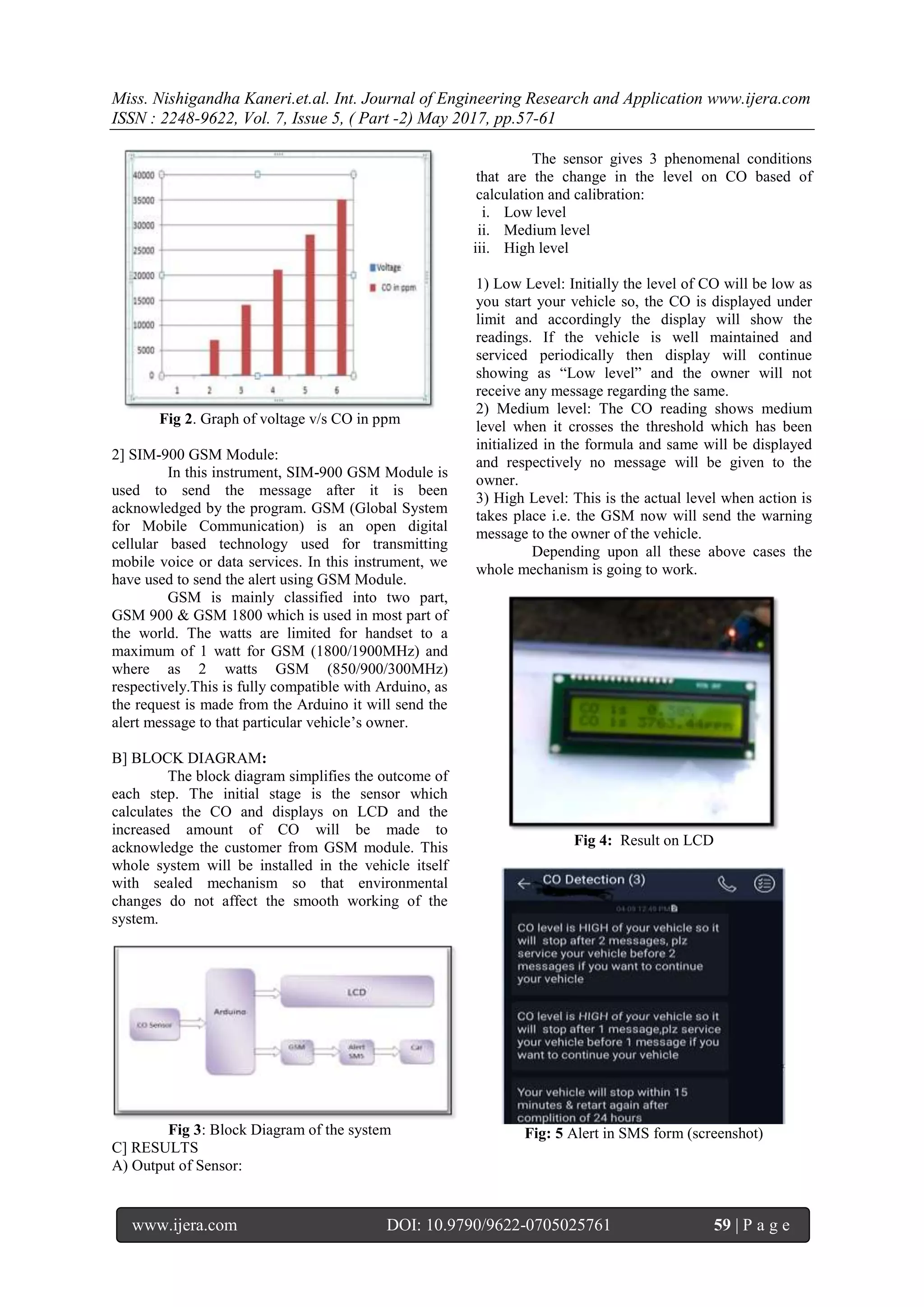 Carbon Monoxide Monitoring System Based On Arduino-GSM for ...