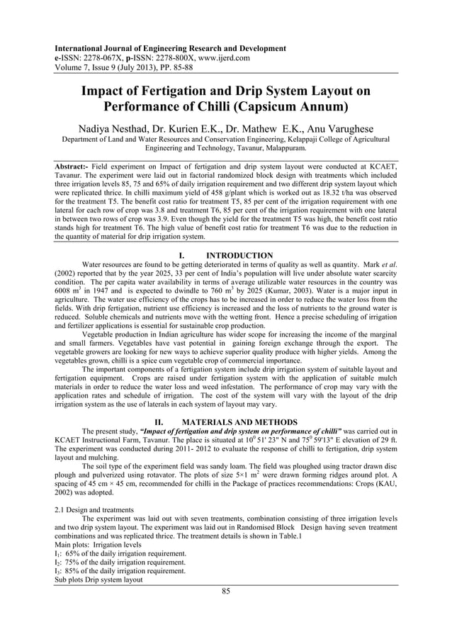 International Journal of Engineering Research and Development (IJERD) | PDF