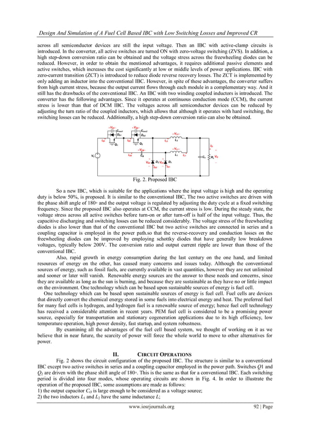 Design and MATLAB Simulation of a Fuel Cell Based Interleaved Buck Converter with Low Switching ...