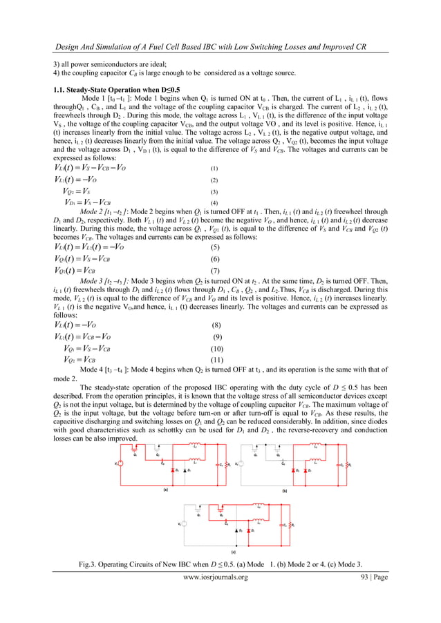 Design and MATLAB Simulation of a Fuel Cell Based Interleaved Buck Converter with Low Switching ...