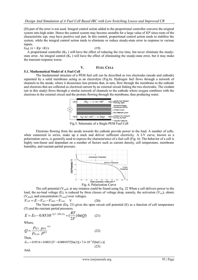 Design And Matlab Simulation Of A Fuel Cell Based Interleaved Buck Converter With Low Switching