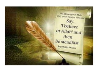 Istiqomah dan iman | PPTX