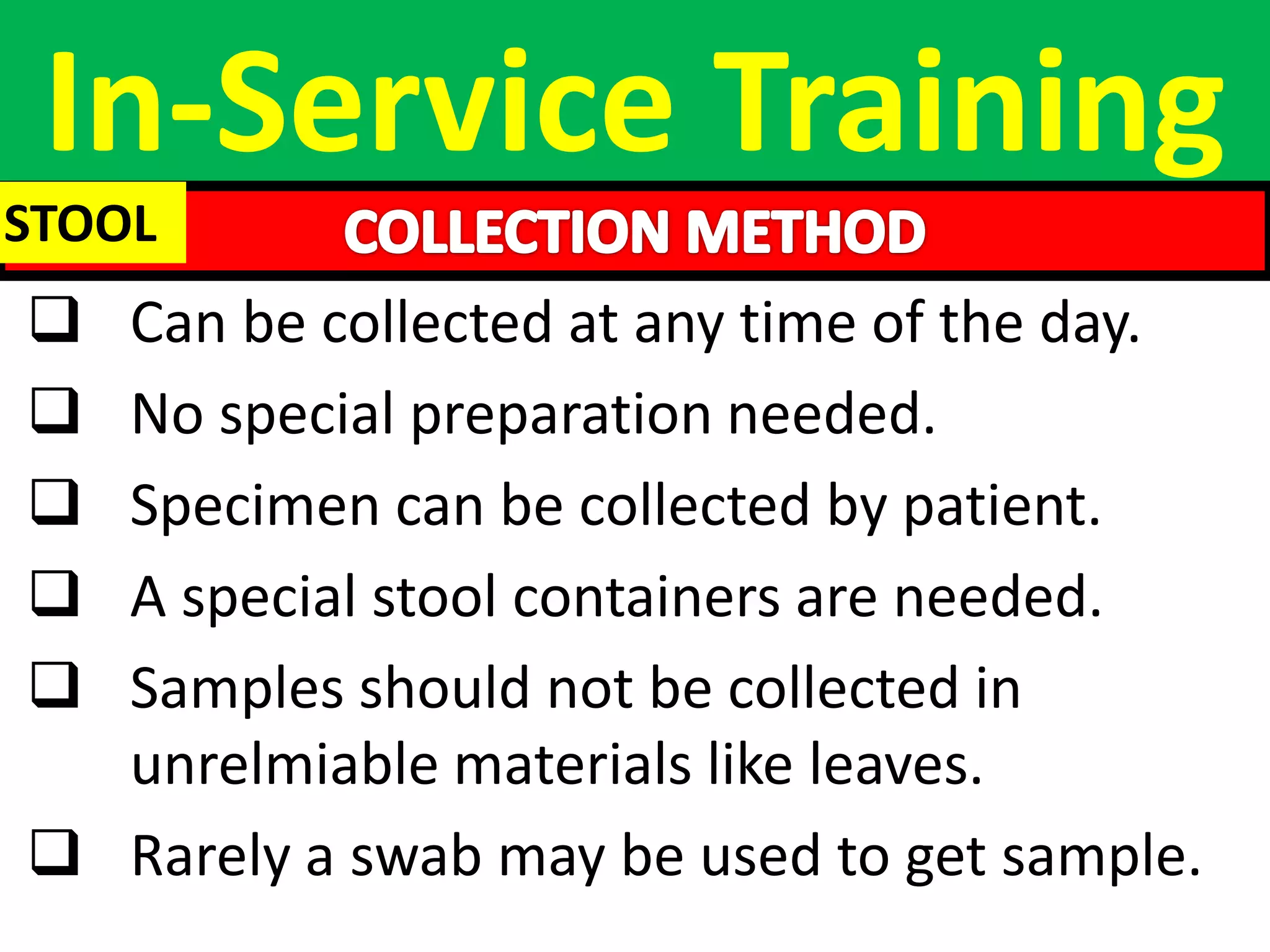 Stool Analysis | PPTX