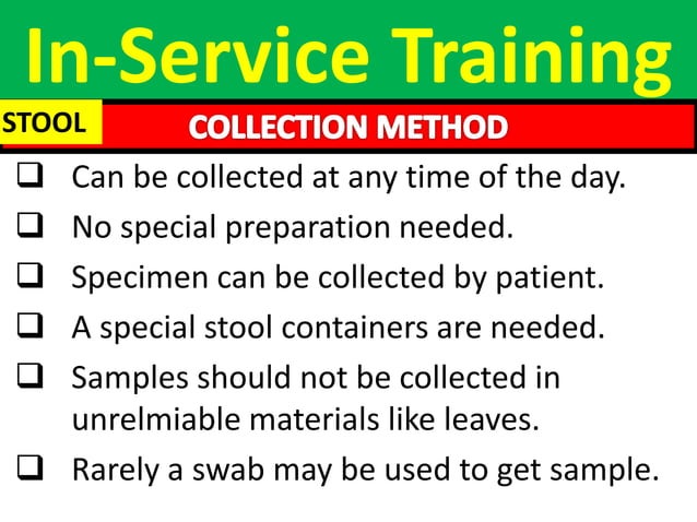 Stool Analysis | PPTX