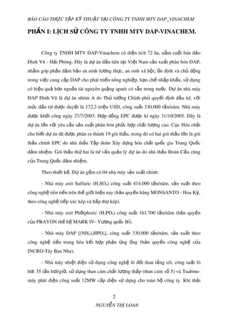 Báo cáo thực tập kỹ thuật. | PDF