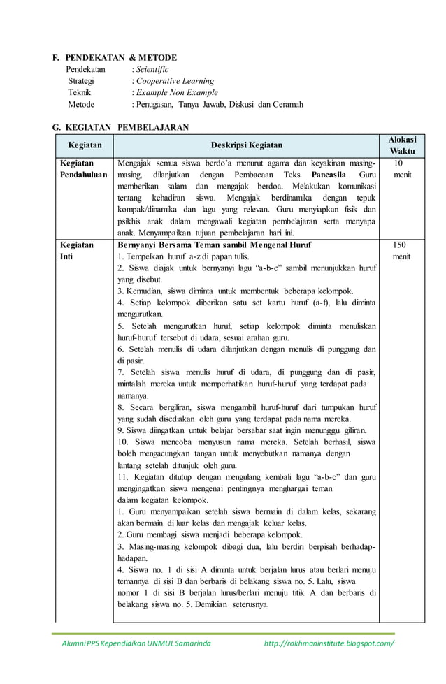 K1 t1-st1-p6 rpp tema 1 kelas 1sub tema 1 (5) | PDF