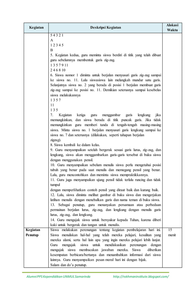 K1 t1-st1-p6 rpp tema 1 kelas 1sub tema 1 (5) | PDF