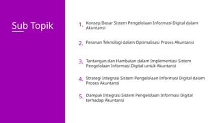 INTEGRASI SISTEM PENGELOLAAN INFORMASI DIGITAL DALAM MENGOPTIMALKAN ...