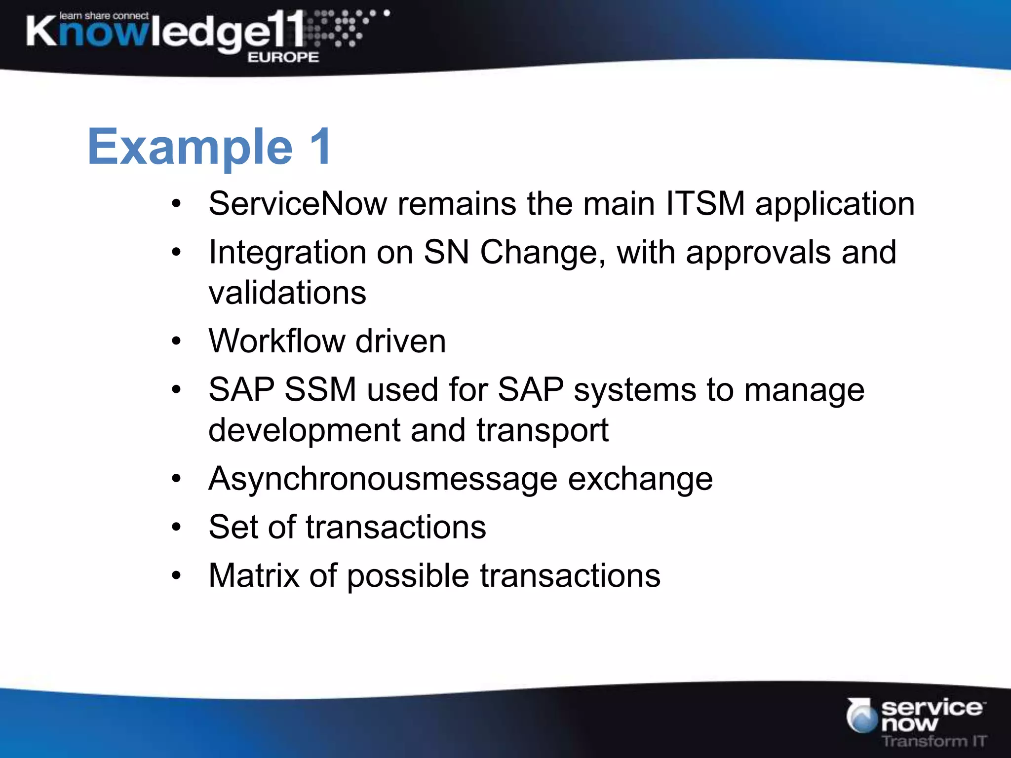 SAP INTEGRATIONS WITH SERVICENOW | PPTX