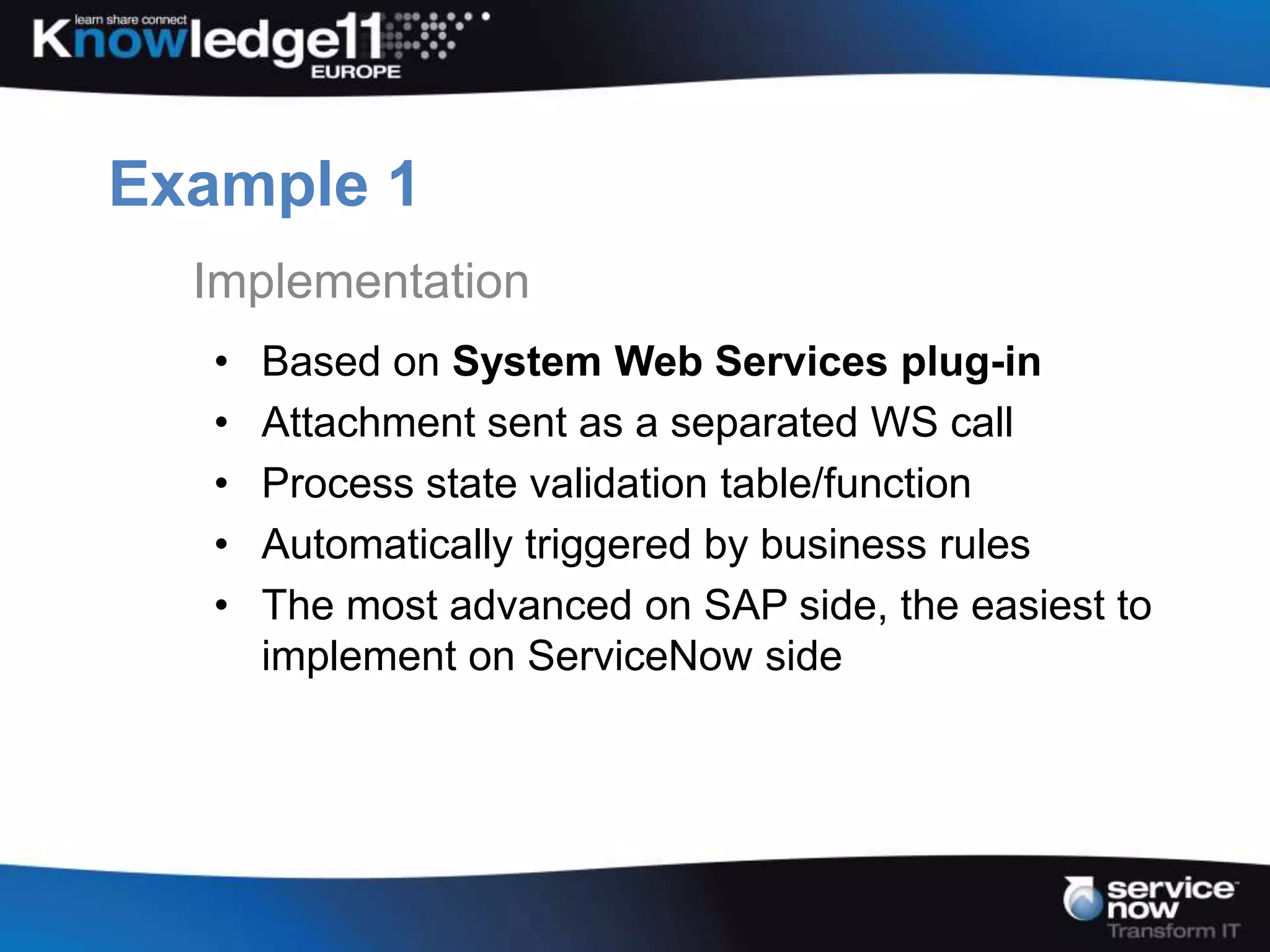SAP INTEGRATIONS WITH SERVICENOW | PPTX