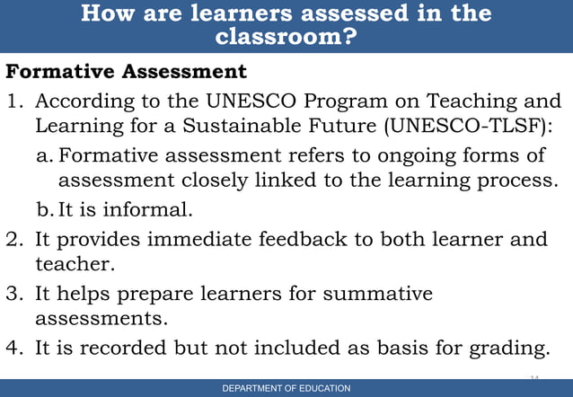 K12 assessment in the kto12 basic education program | PDF