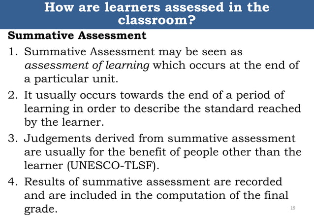 K12 assessment in the kto12 basic education program | PDF