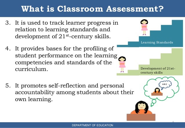 New K12 assessment in the k to 12 basic education program