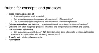 K-12 Computer Science Framework GaDOE Update | PPT