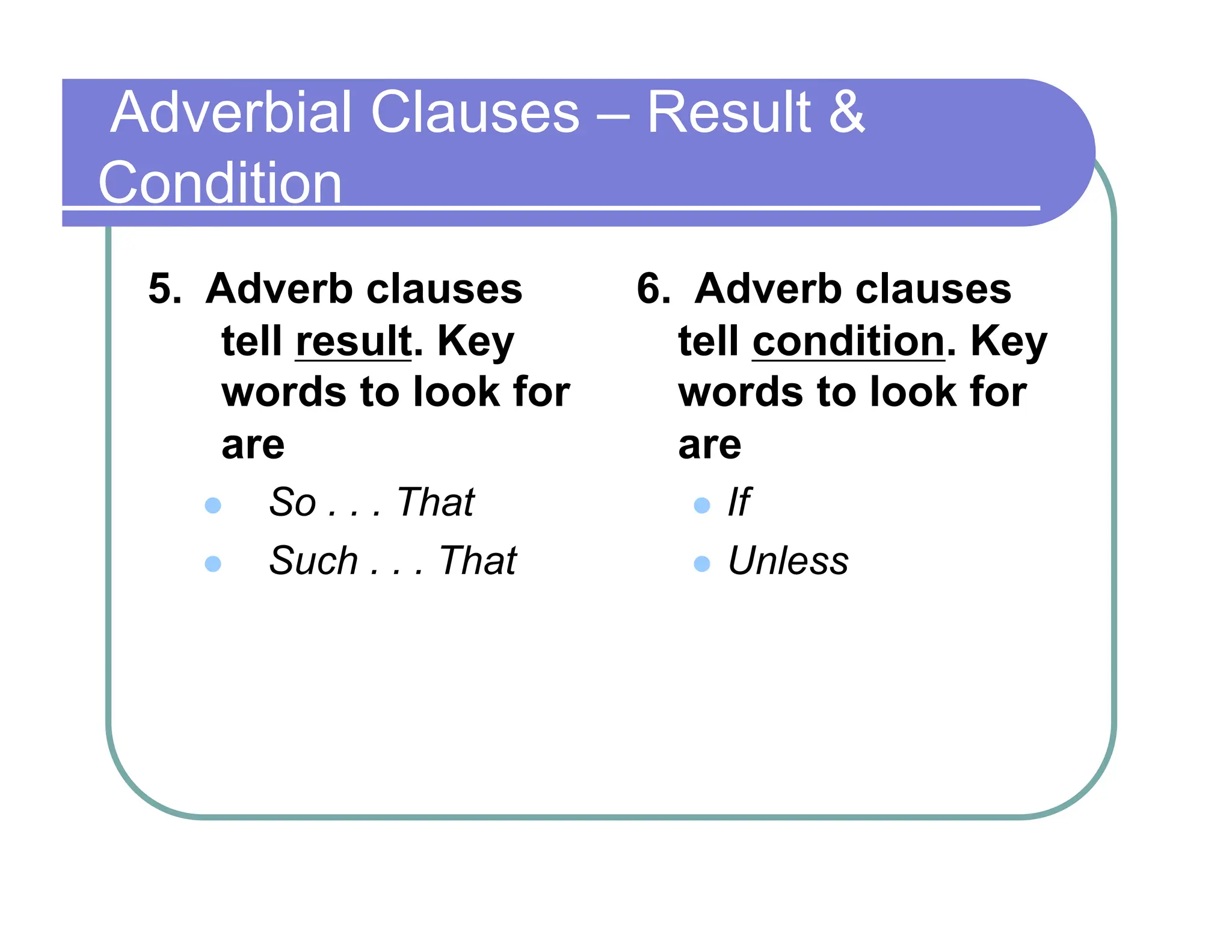 Phrases And Clauses, the types of phrases, types of clause | PDF
