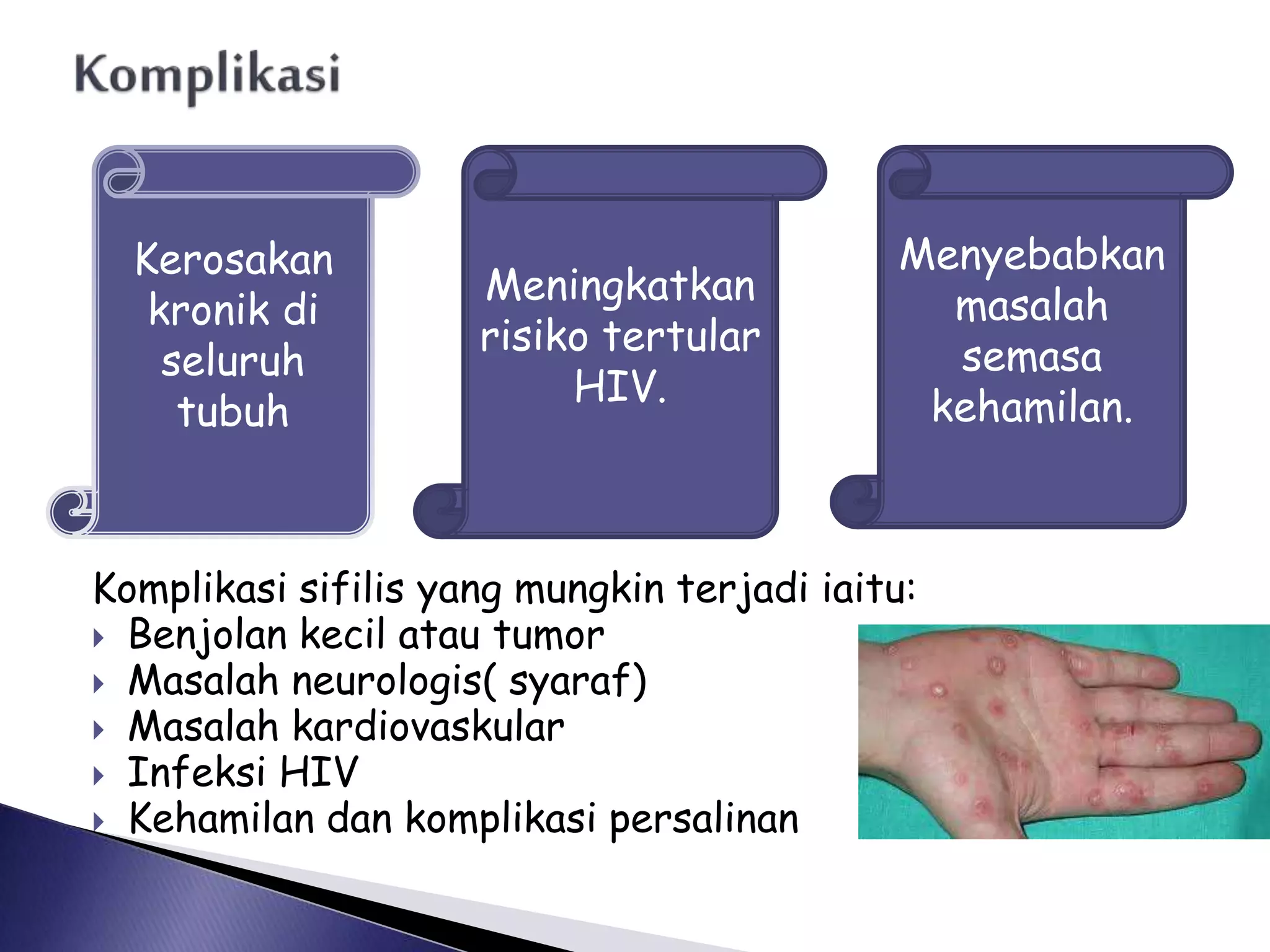 Syphilis aka Sifilis - Komunikasi Kesihatan | PPTX