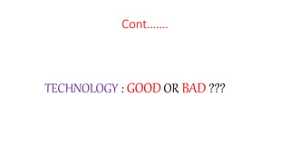 Importance Of Technology | PPTX