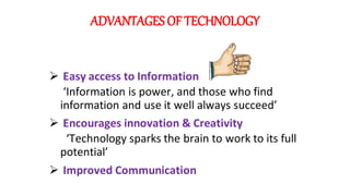 Importance Of Technology | PPTX