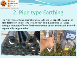 earthing pit | PPTX