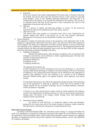 Information Technology (IT) Development Strategy of STIE INABA in the ...