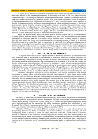 Bureaucracy and Corruption in Nigeria: Implications for Buhari’s Change Agenda | PDF