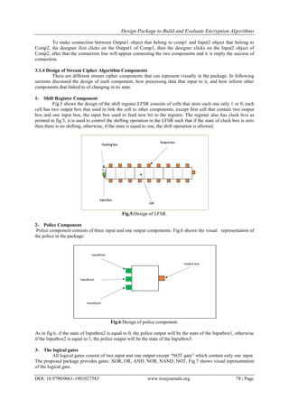 Design Package to Build and Evaluate Encryption Algorithms | PDF