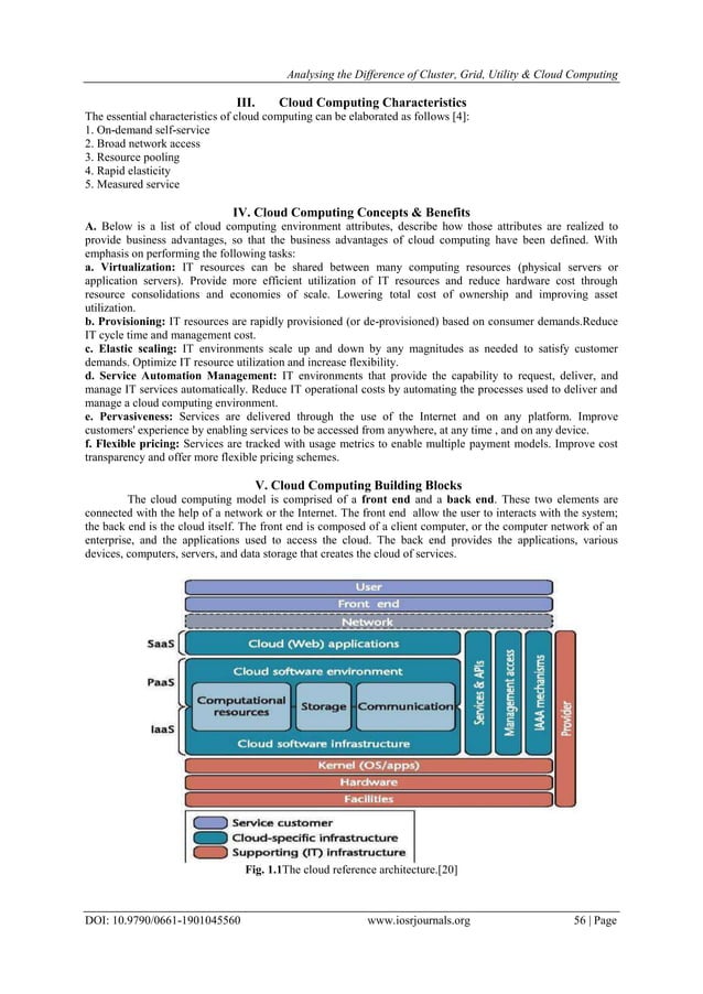 Analyzing the Difference of Cluster, Grid, Utility & Cloud Computing | PDF Analyzing the Difference of Cluster, Grid, Utility & Cloud Computing | PDF