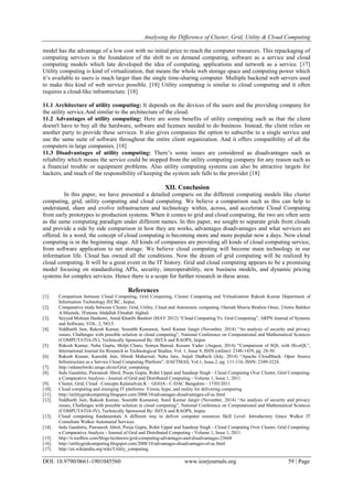 Analyzing the Difference of Cluster, Grid, Utility & Cloud Computing | PDF