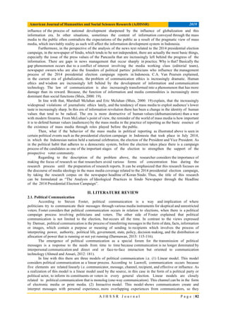 The Analysis of Ideological Practices in Sindo Newspaper through the ...