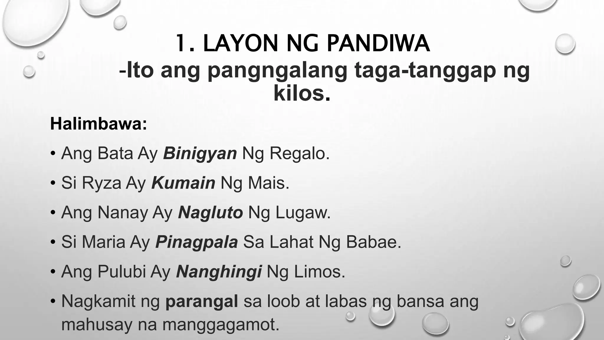 FILIPINO 5: KABANATA 1, ARALIN 3 Wika.pptx