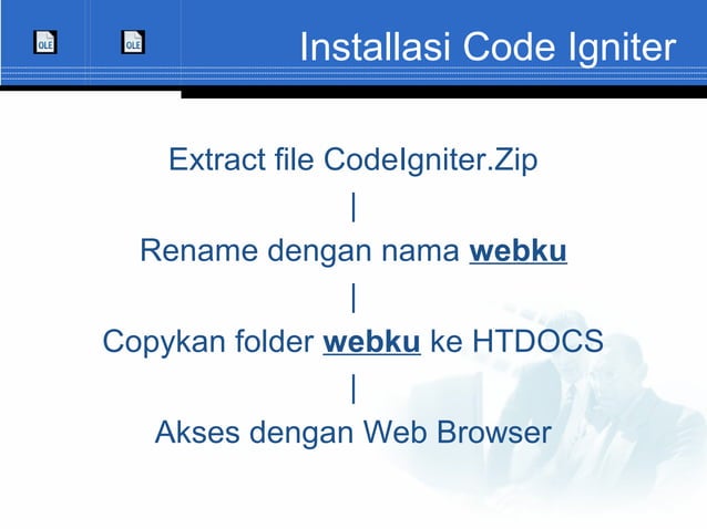 Pengenalan OOP dan Framework Code Igniter | ODP