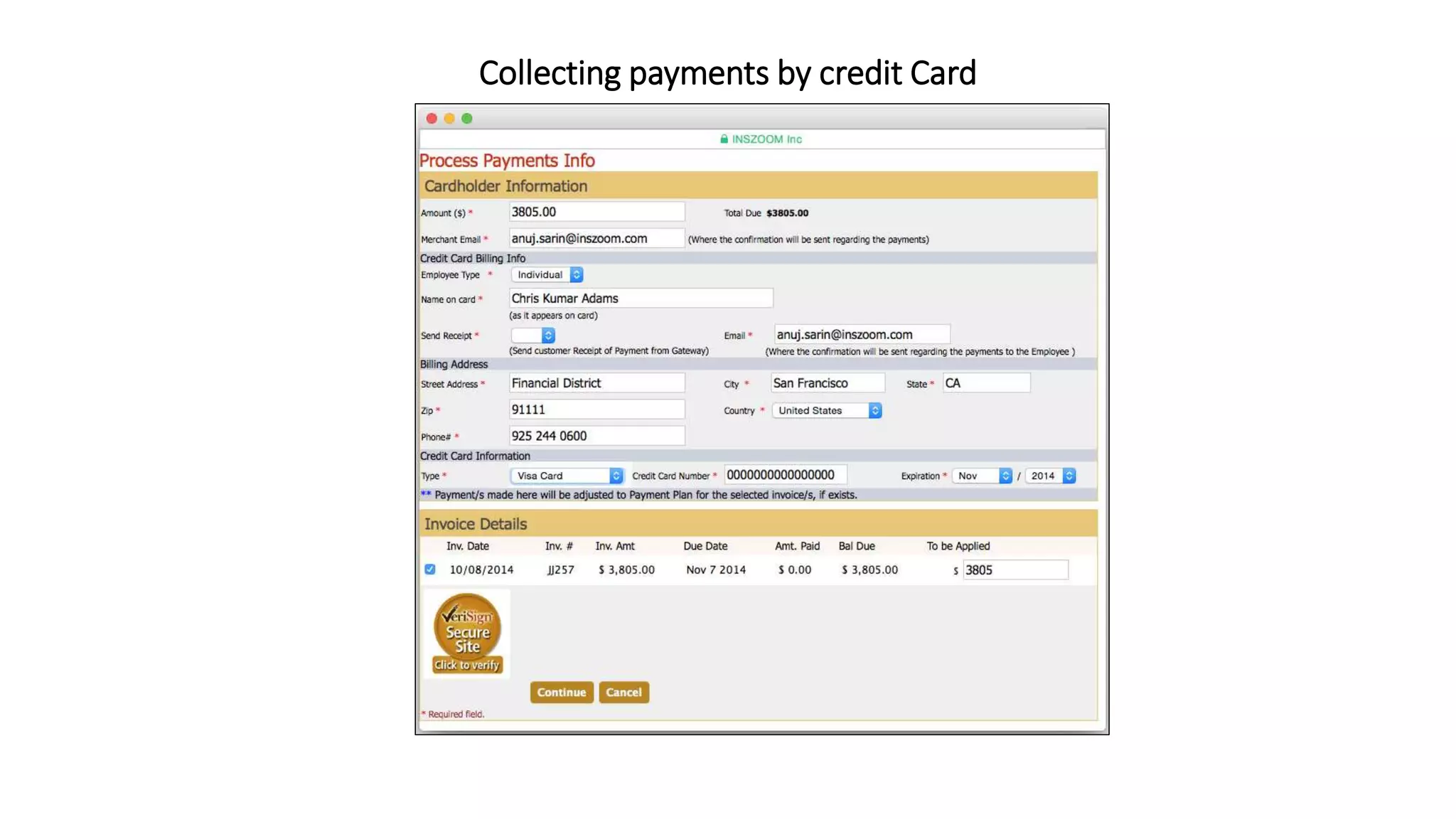 INSZoom Billing Module | PPT