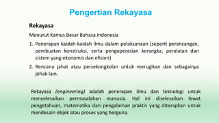 K1 Proyek Rekayasa dan Inovasi universitas pancasila | PDF