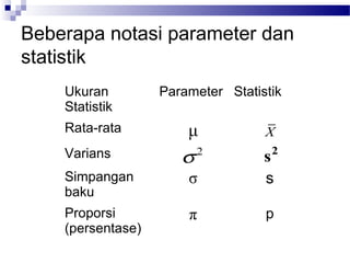 ukuran statistik | PPT