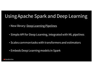 Expanding Apache Spark Use Cases in 2.2 and Beyond with Matei Zaharia ...