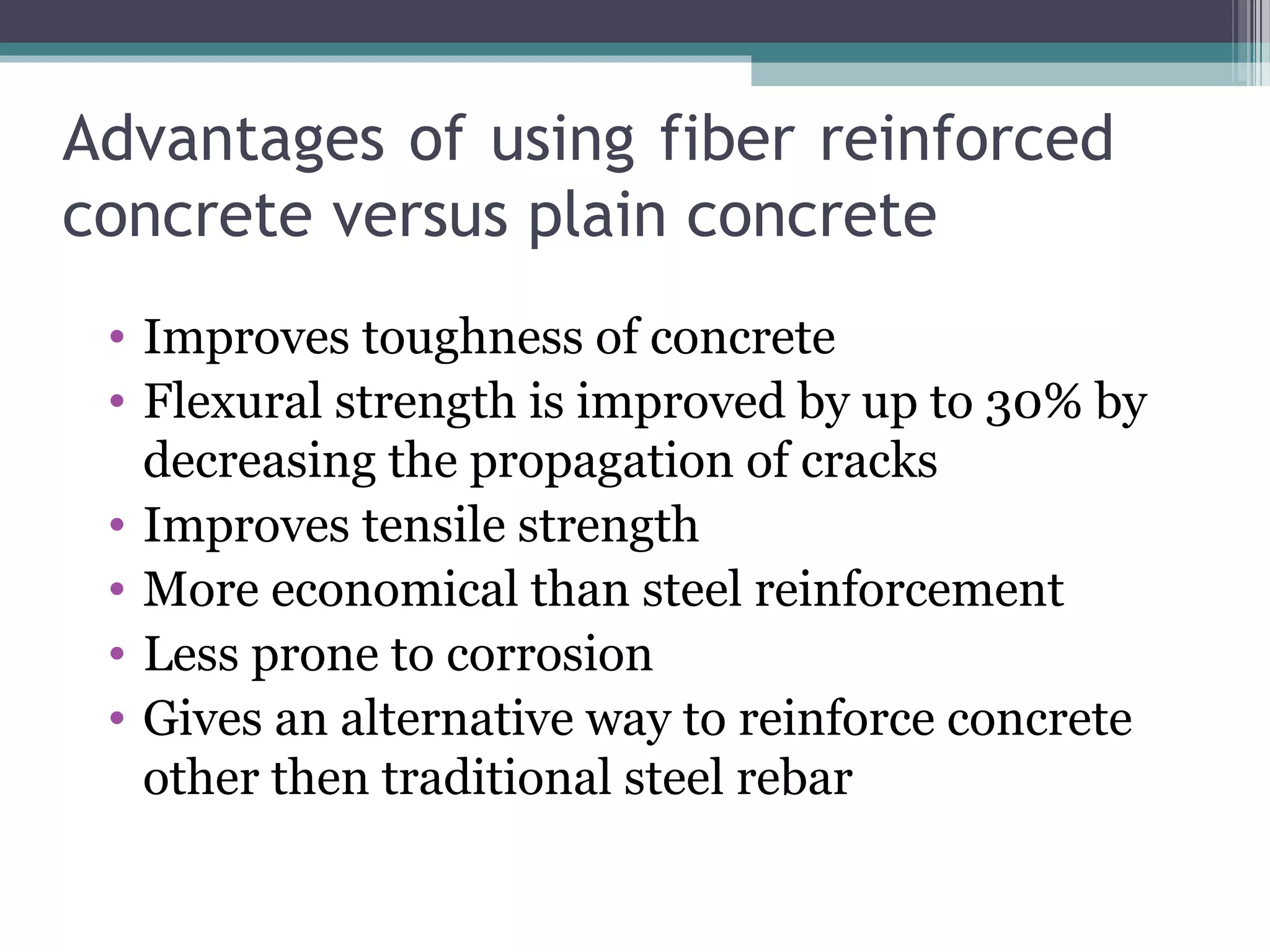 FIBRE REINFORCED CONCRETE | PPT