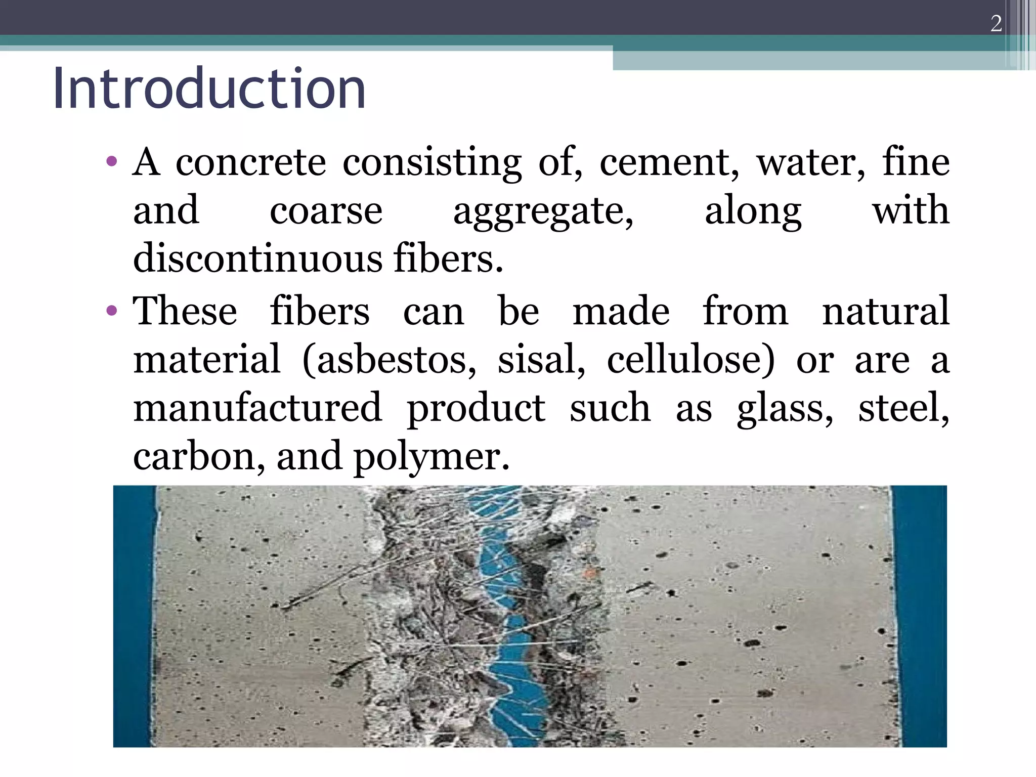 FIBRE REINFORCED CONCRETE | PPT