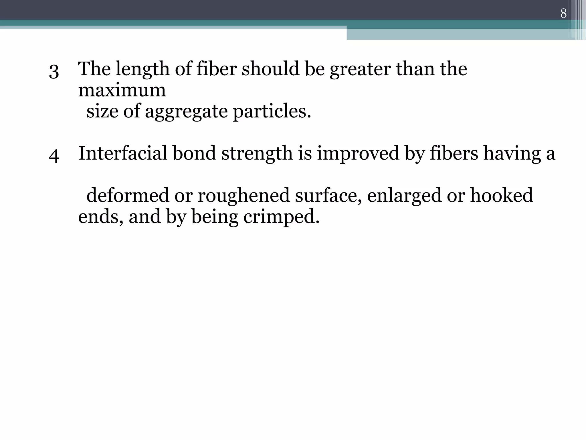 FIBRE REINFORCED CONCRETE | PPT