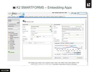 K2 - Alternative to info path for your sharepoint forms | PPT