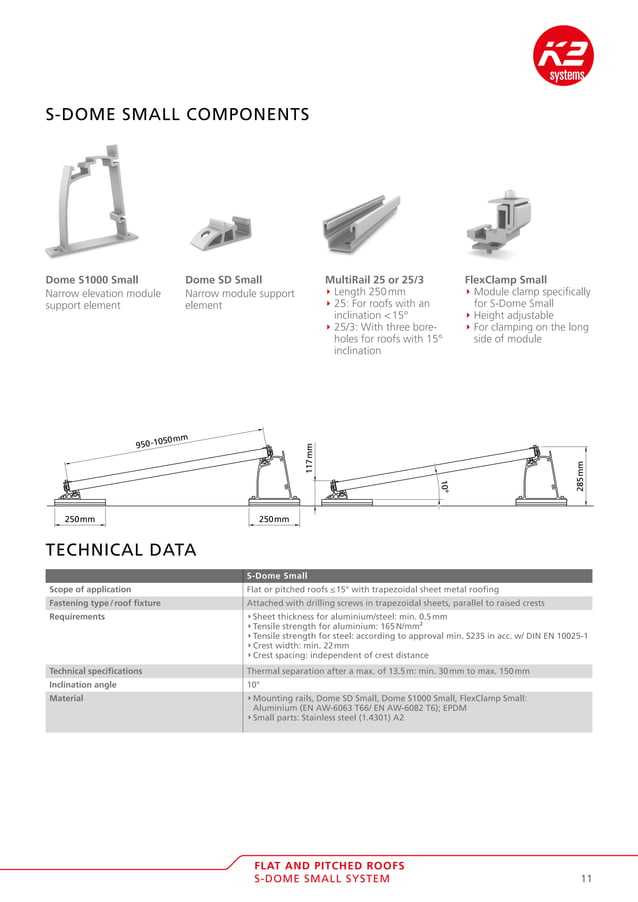 K2 flat roof mounting systems | PDF