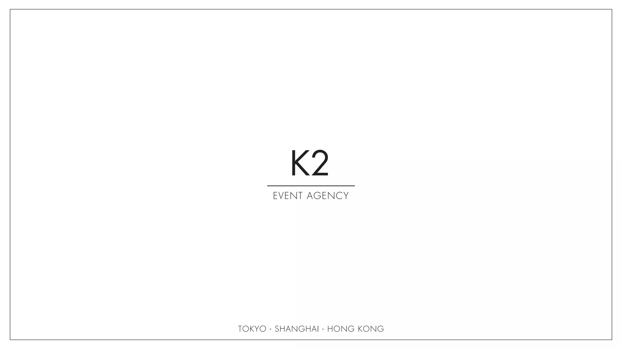 K2 Asia roadshow credentials | PPT