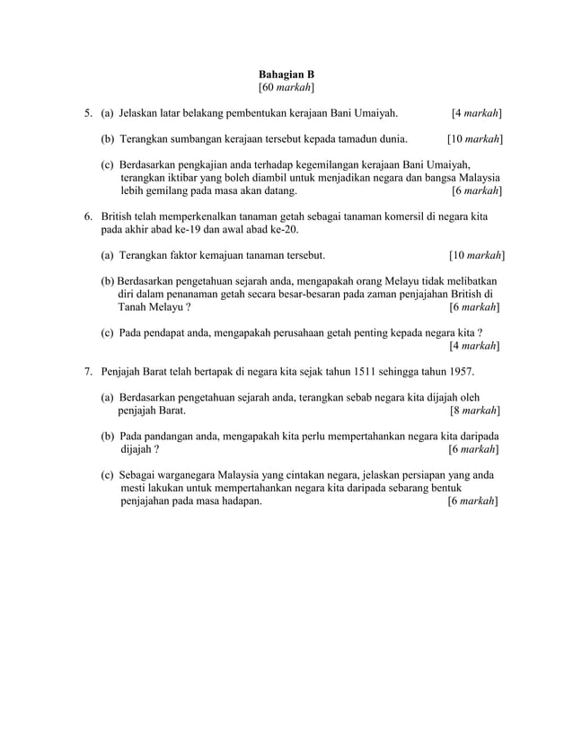 K2 SEJ SPM 2011 | PDF