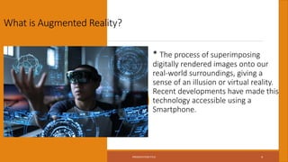 Presentation of argumented reality in education | PPTX
