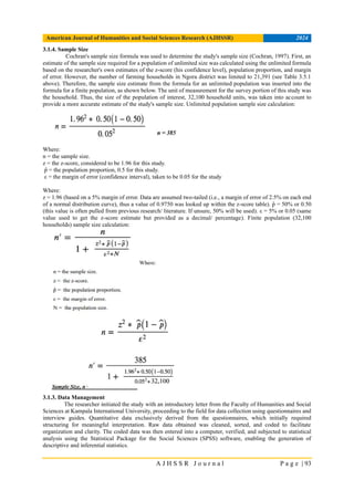 The Effects of Customary Land Tenure System on Agricultural Productivity in Ngora District | PDF